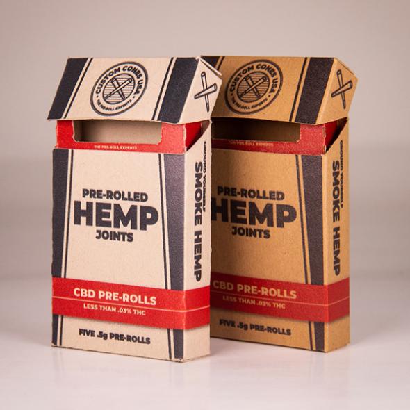 Custom Hemp Cigarette Boxes Wholesale USA | CBZ