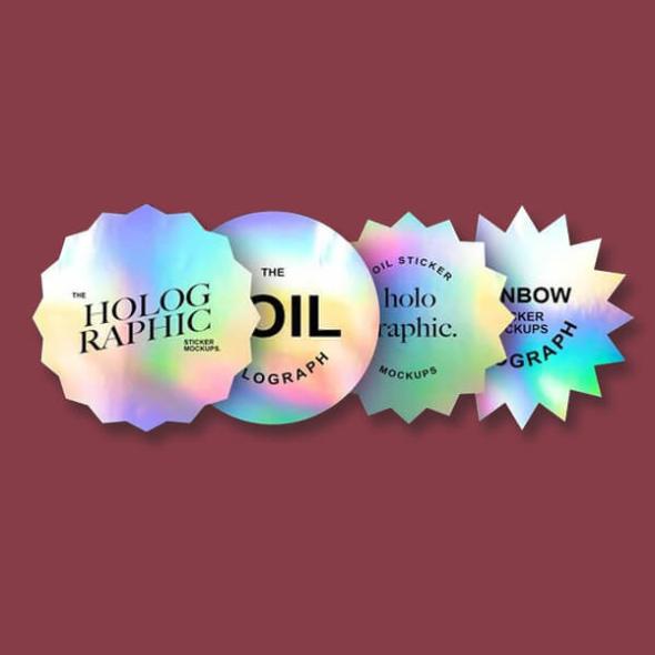 Holographic Sticker | Custom Boxes Zone