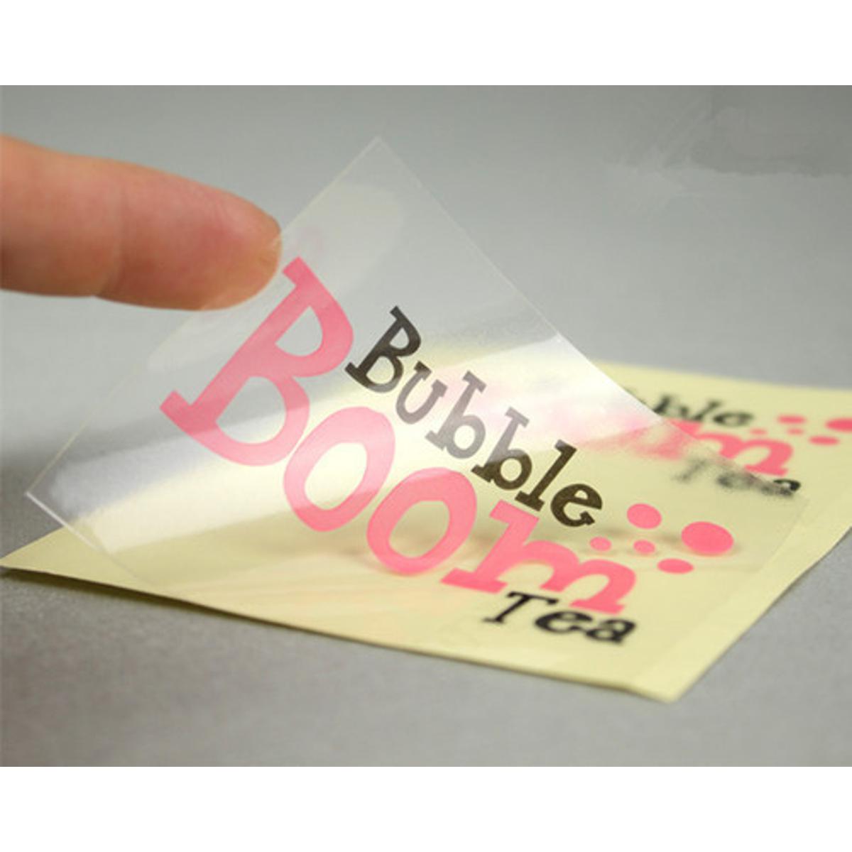Custom Transparent Stickers Wholesale
