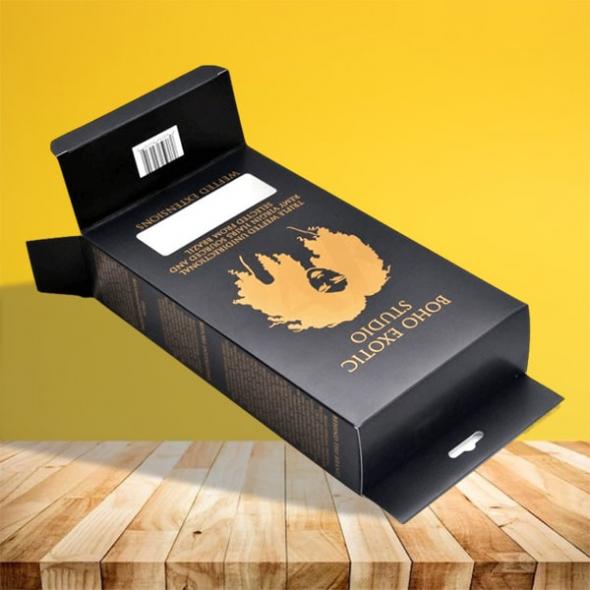 Custom Panel Hanger Snap Lock Bottom Box Packaging